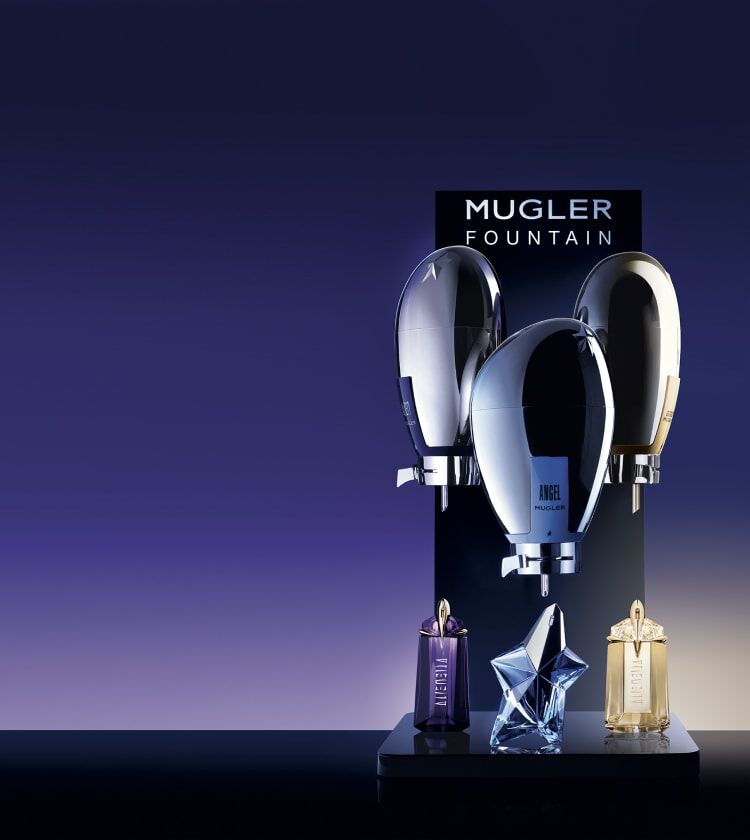 Refill your bottle at the Mugler Fountain - MUGLER